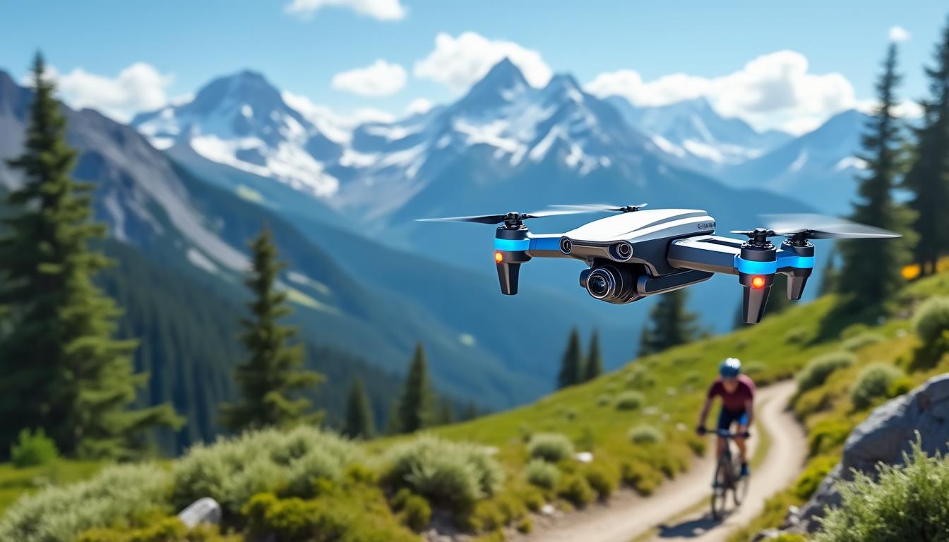 Mini-drone pliable caméra : filmer vos sessions outdoor comme un pro