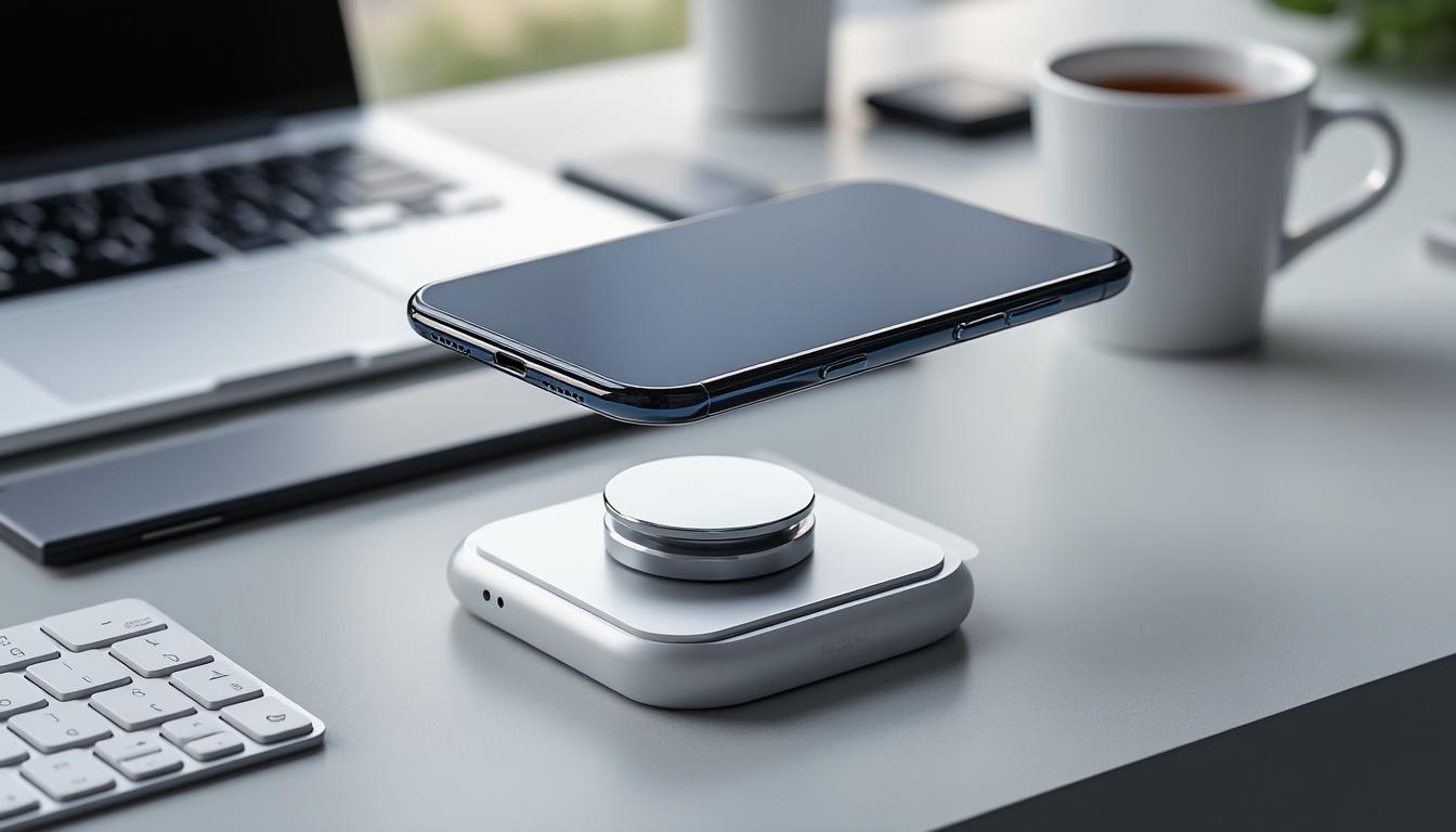 Support magnétique smartphone : installation en une seconde chrono